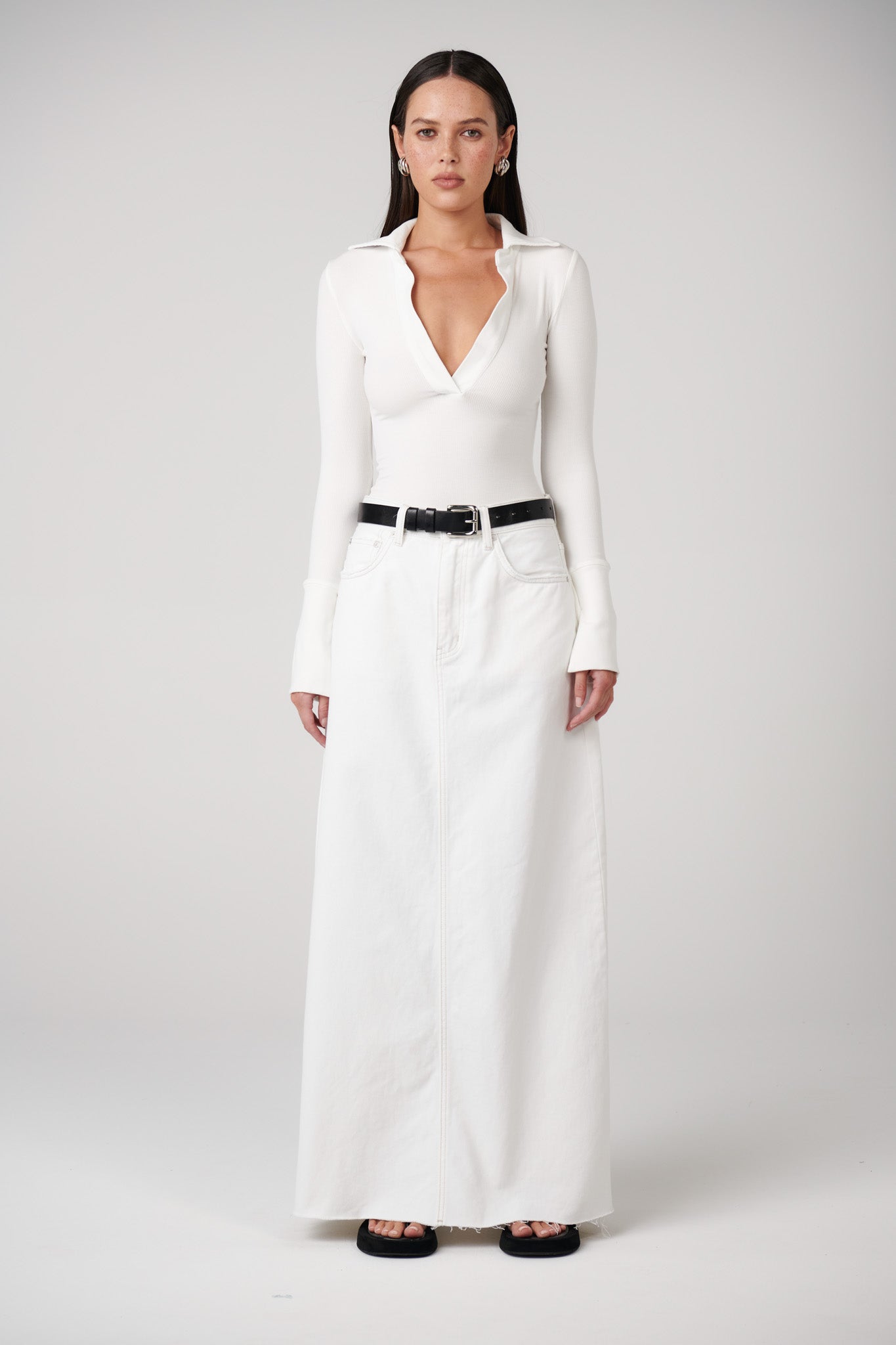 CELINE BODYSUIT - WHITE – Bayse Brand