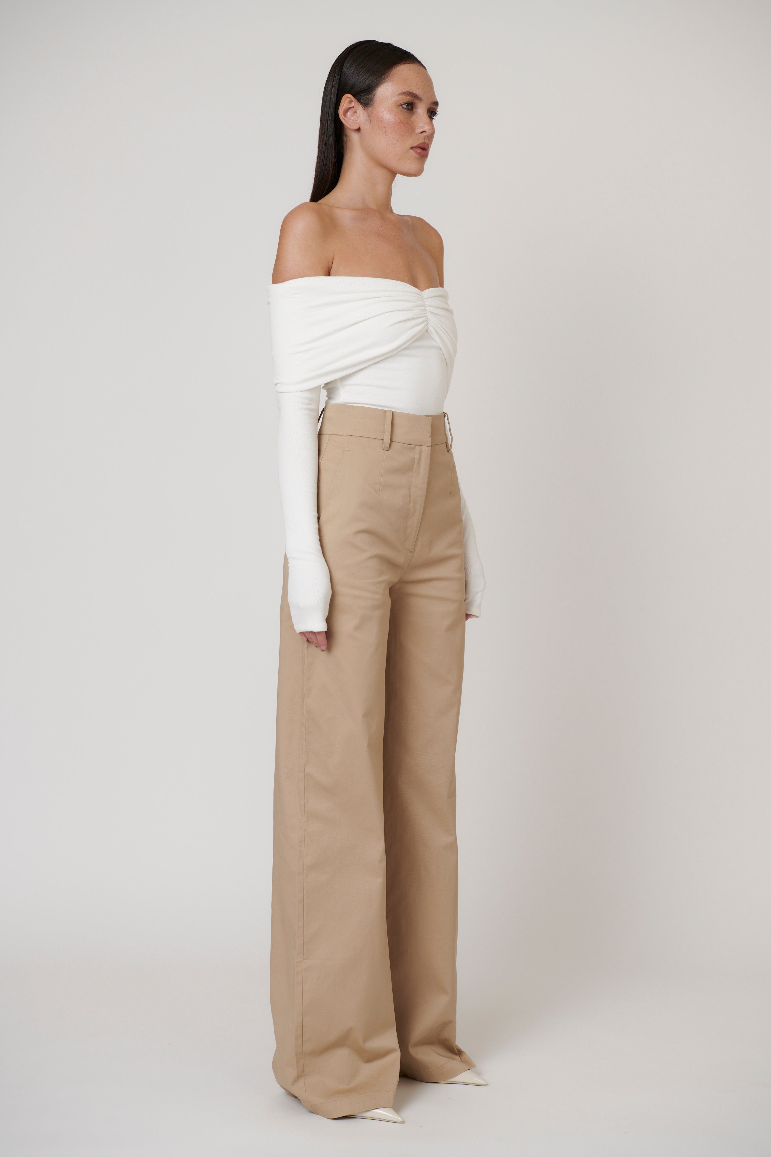 FLYNN PANT - LATTE – Bayse Brand