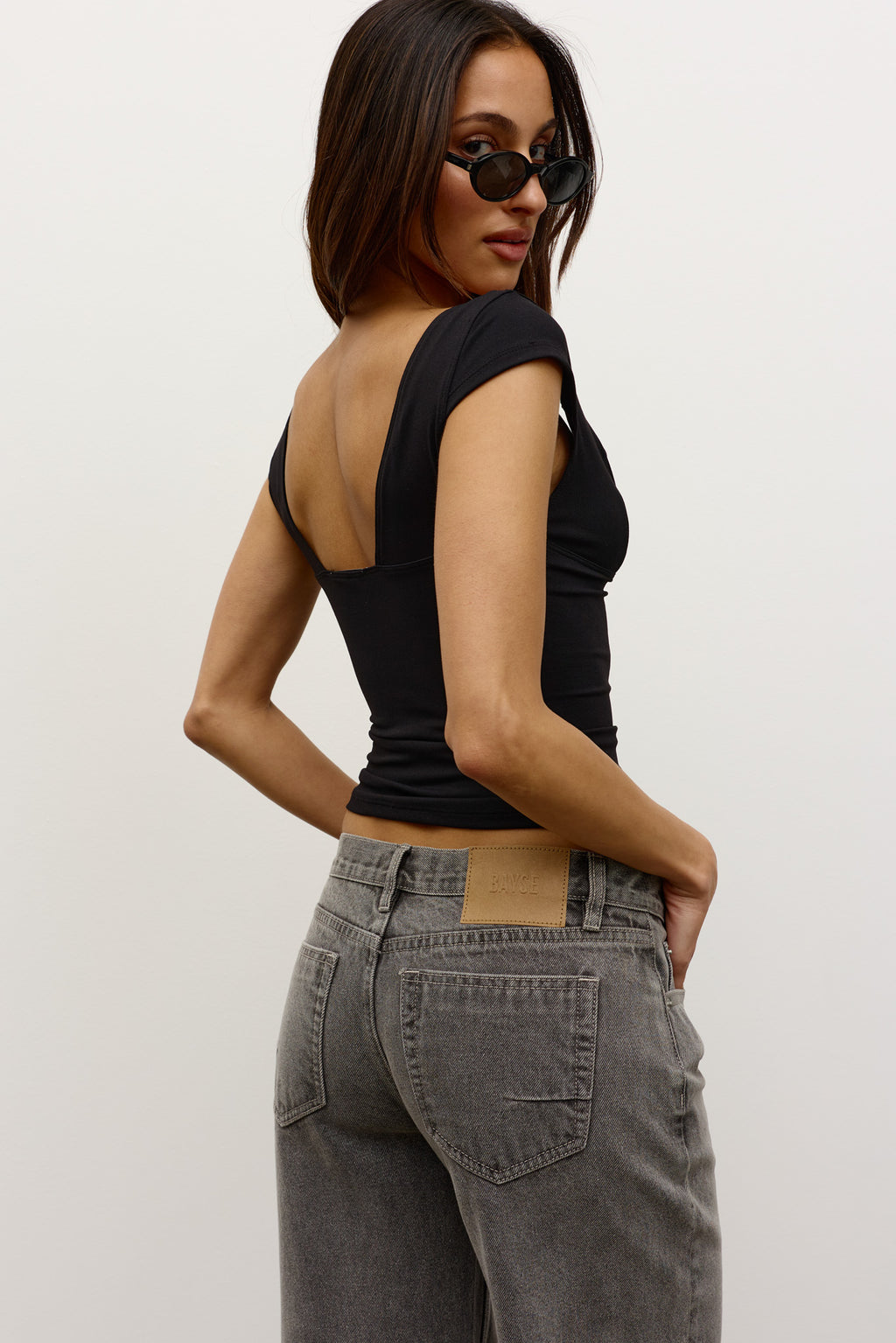 MARIANNA TOP - BLACK – Bayse Brand