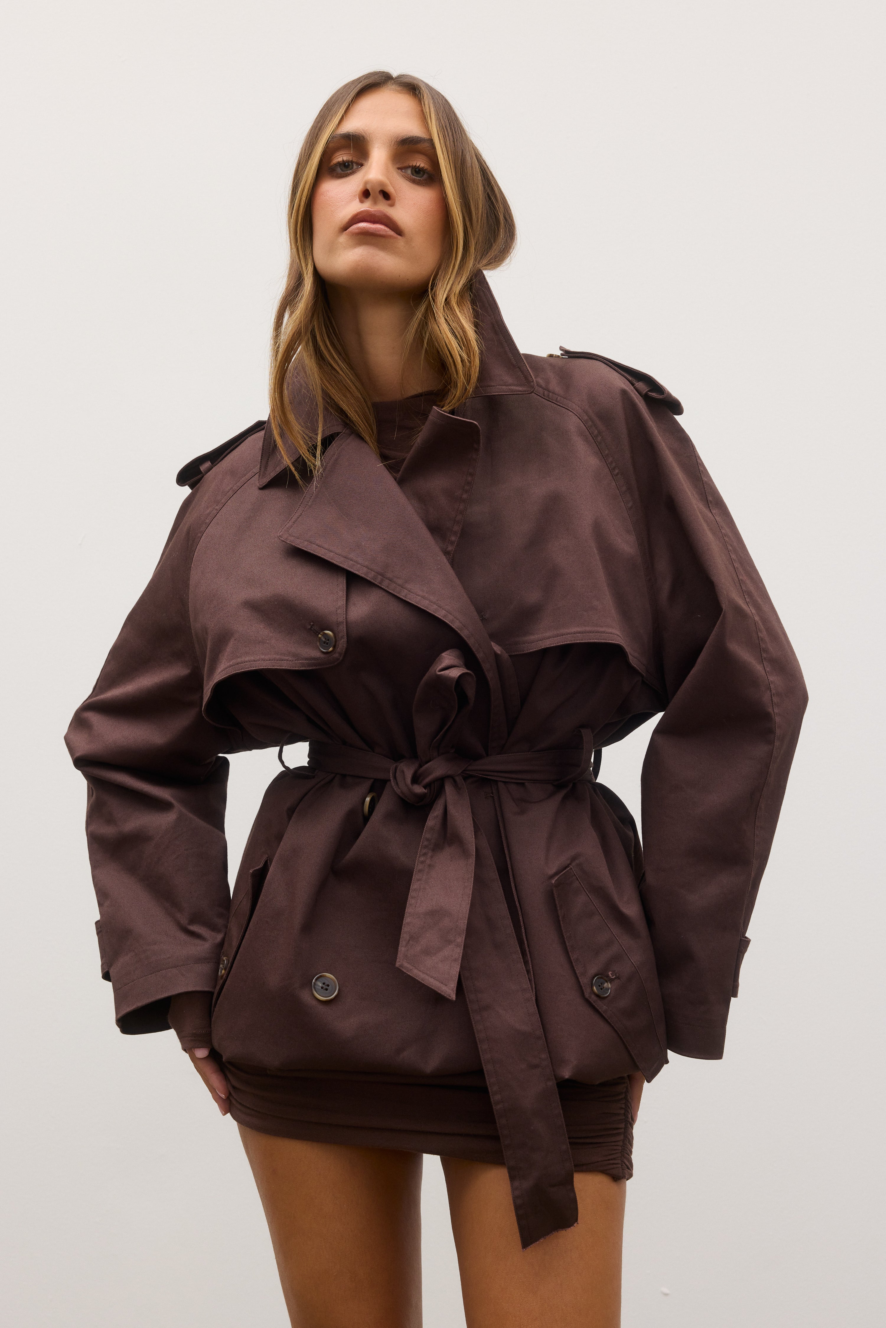 REECE TRENCH COAT - ESPRESSO – Bayse Brand