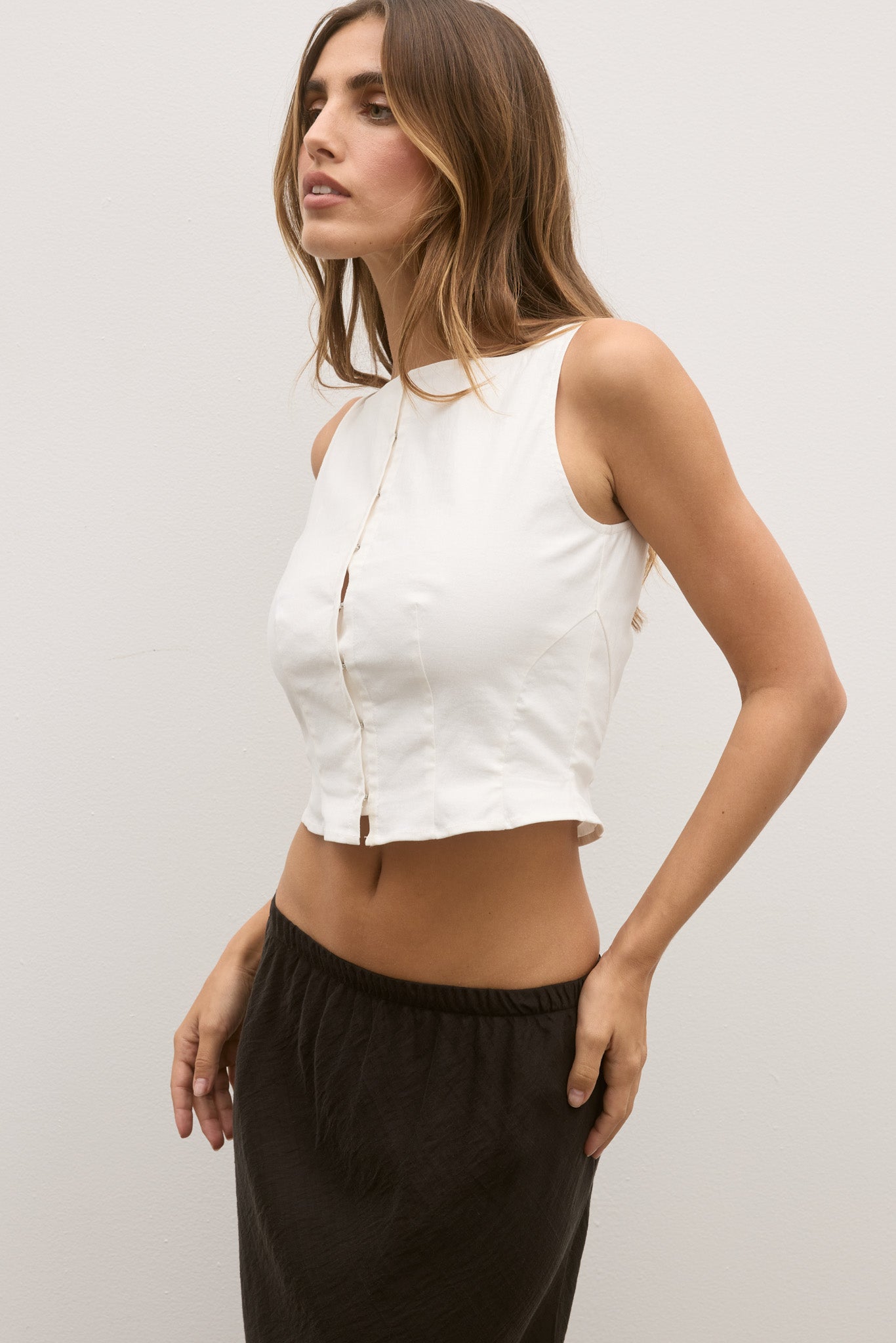 COVET TOP - WHITE – Bayse Brand