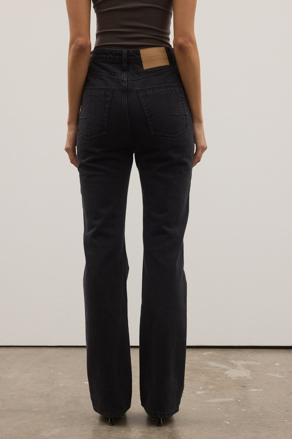 TILLY BOOTLEG JEAN - BACKSTAGE BLACK – Bayse Brand