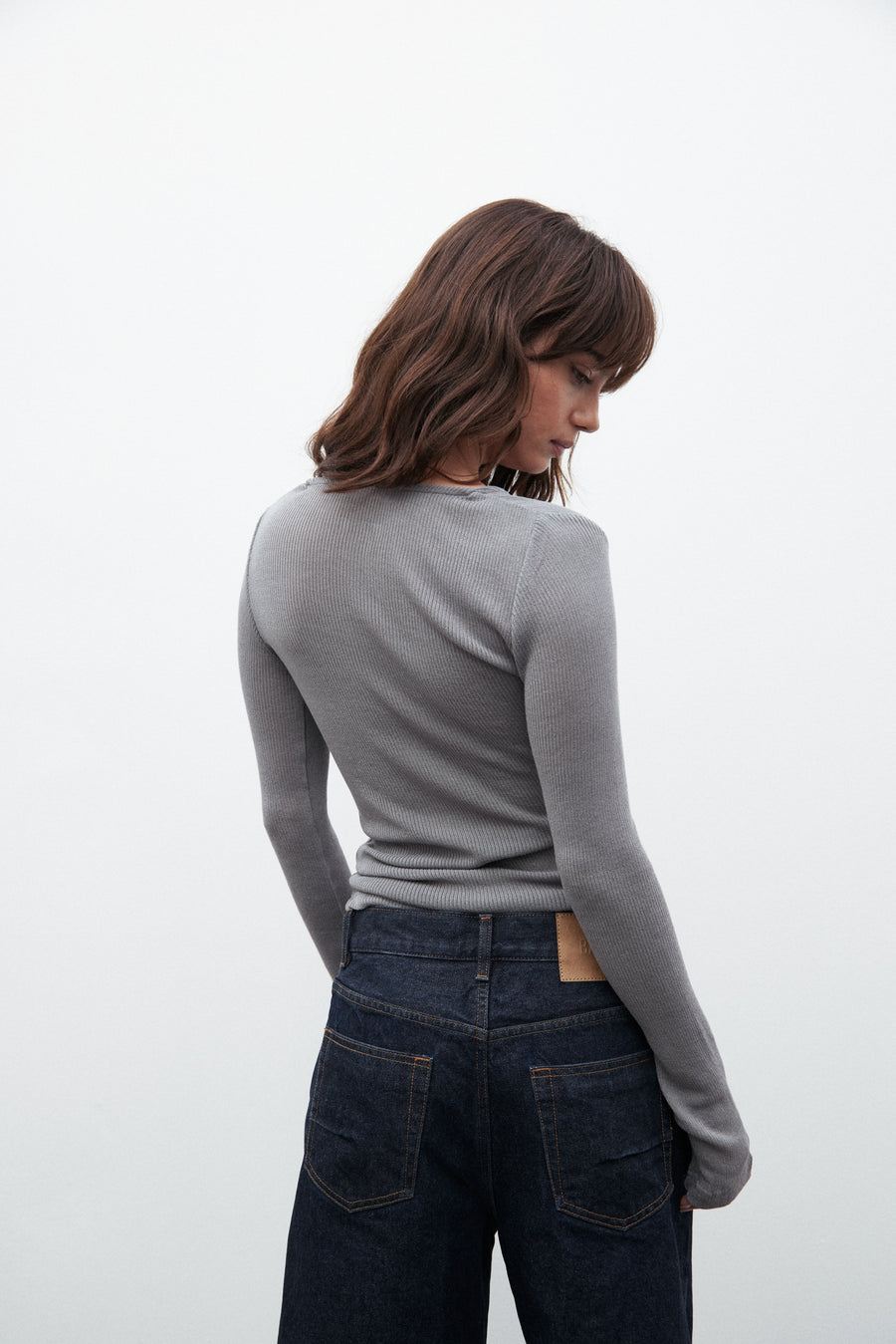 XAVIER BUTTON TOP - ALLOY – Bayse Brand